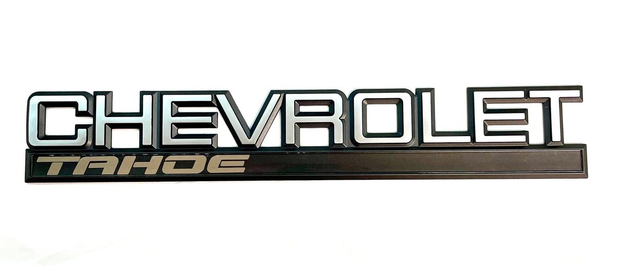 OBS TAHOE Tailgate Emblem – Route LA Custom Parts