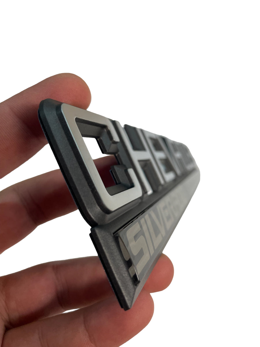 OBS SILVERADO Tailgate Emblem – Route LA Custom Parts