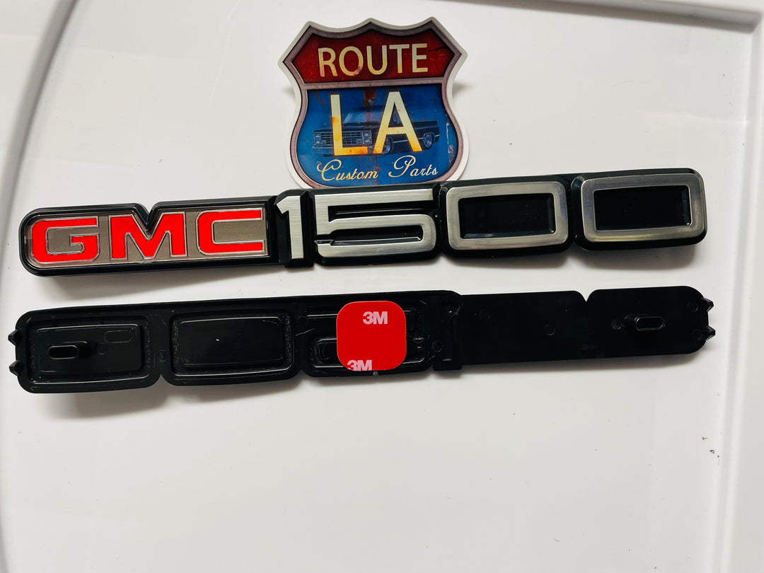 GMC1500 door emblem with buckles – Route LA Custom Parts